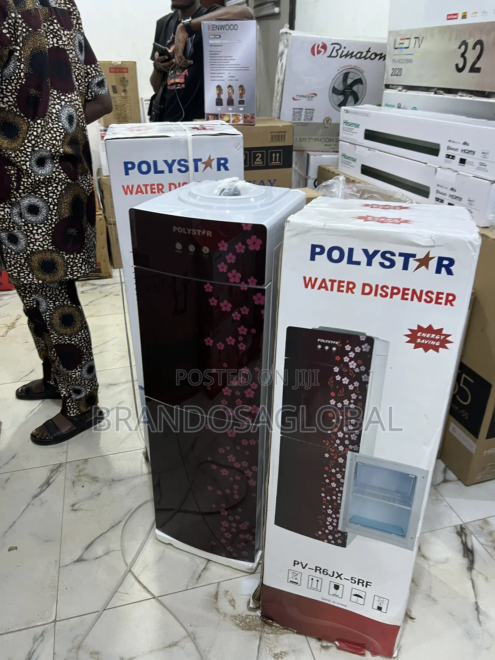 Polystar Pv-R6jx-5rf Floor Standing Water Dispenser | Built-in Storage ...