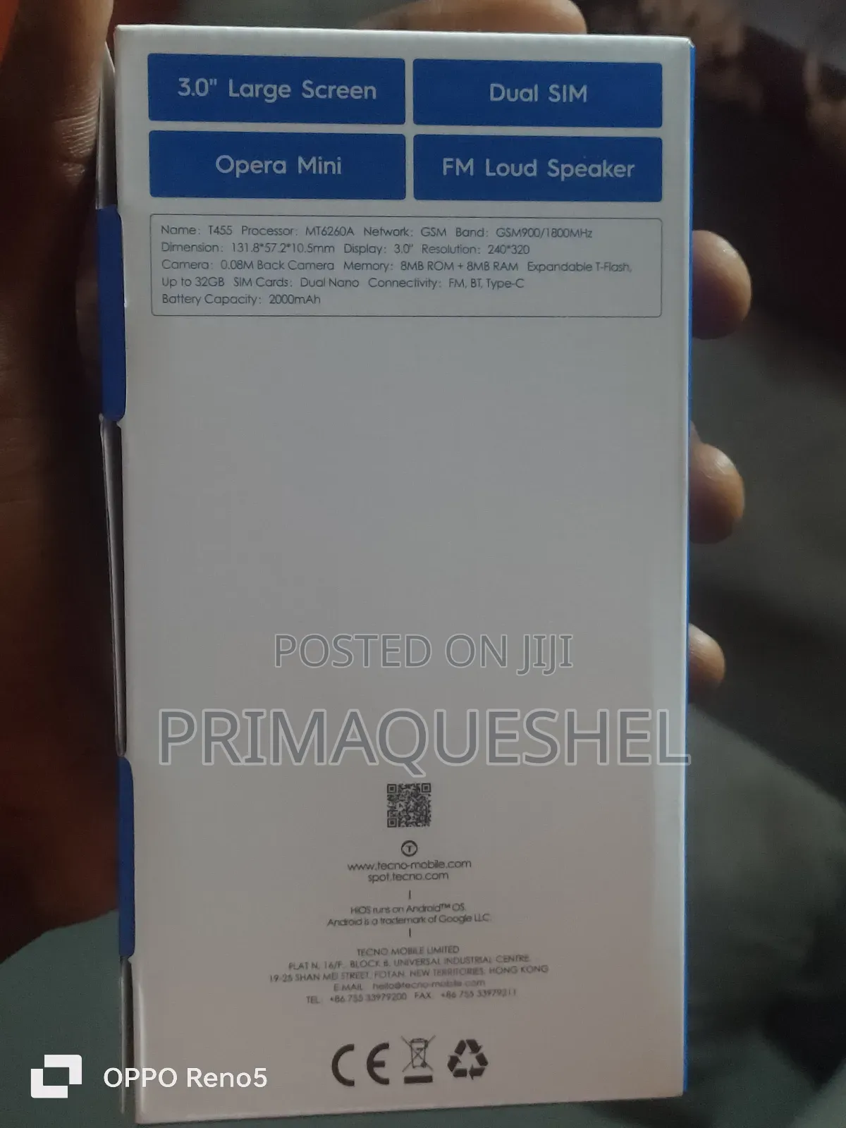 New Tecno T545 Black in Ikeja - Mobile Phones, Primaqueshel | Jiji.ng