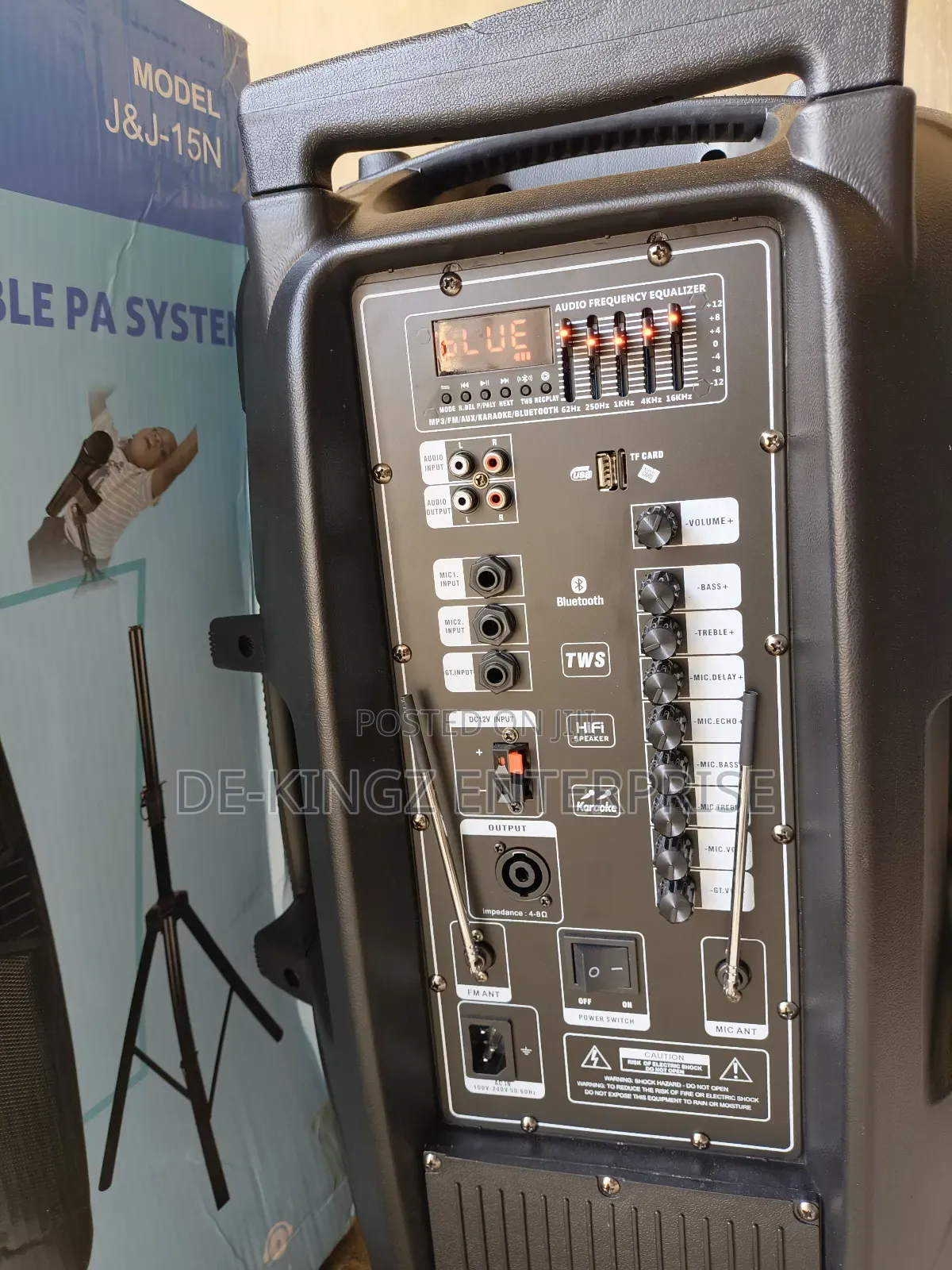 J J-15n Portable Rechargeable Pa System 15inches in Ojo - Audio & Music ...