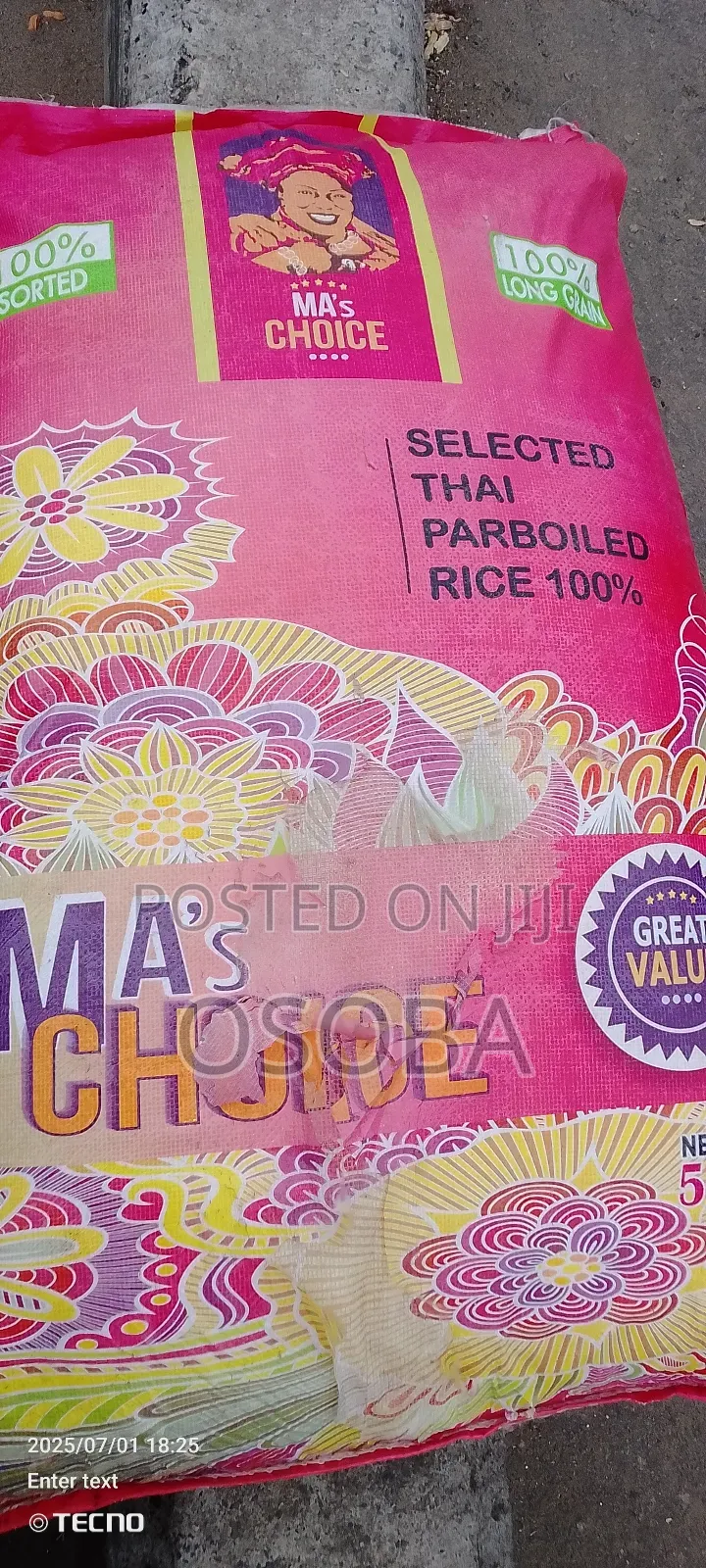 Original Long Grain Rice of Mama Gold, Vitali, Ma's Choice Supplier in ...