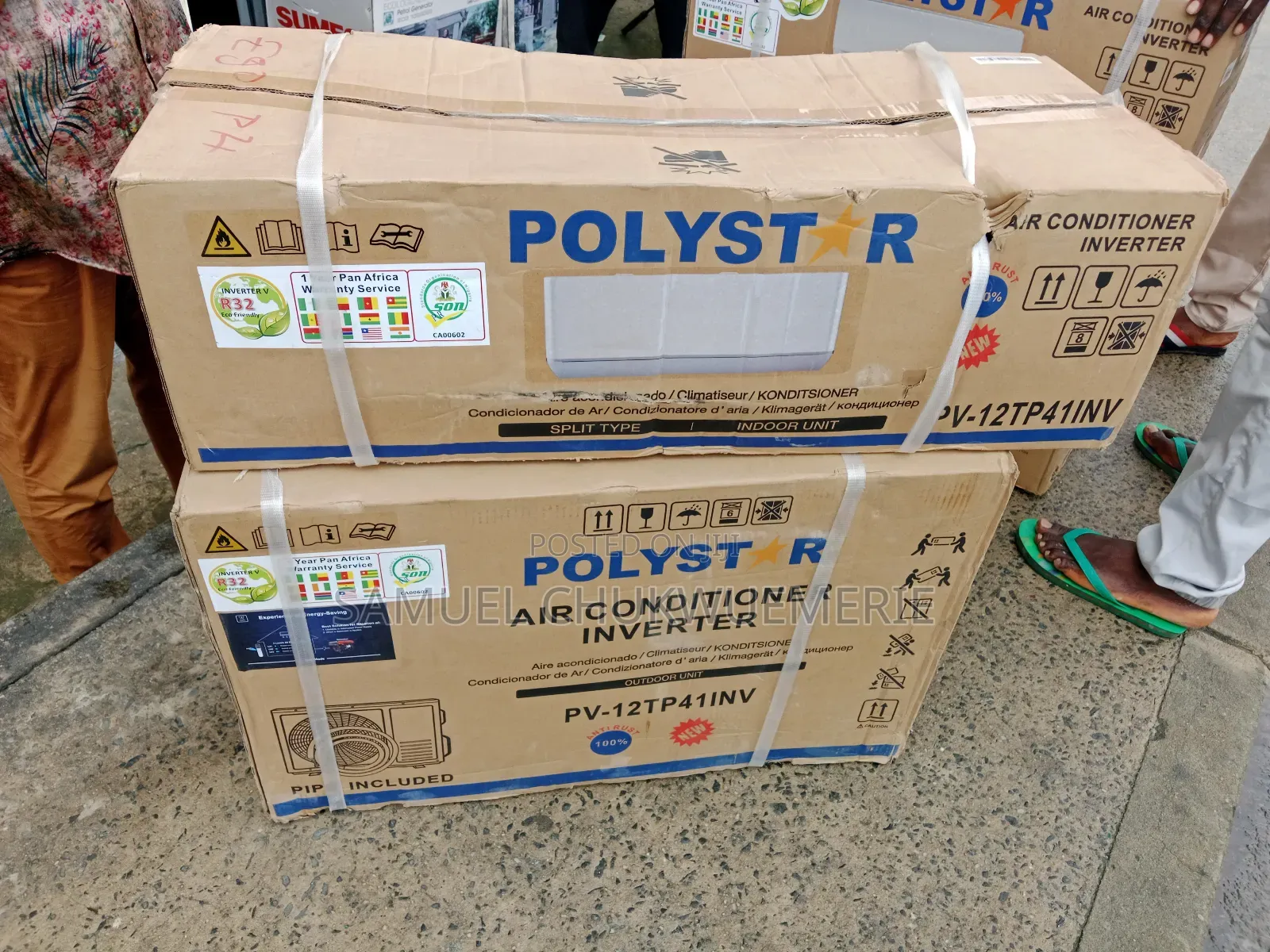 Polystar Inverter Air Conditioner Split Unit 1.5hp Copper don siyarwa ...