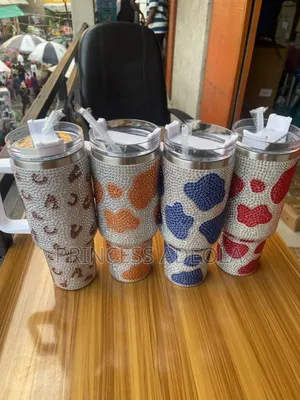 40oz Diamond-Studded Double-Layer Vacuum Ice Cup in Lagos Island (Eko ...