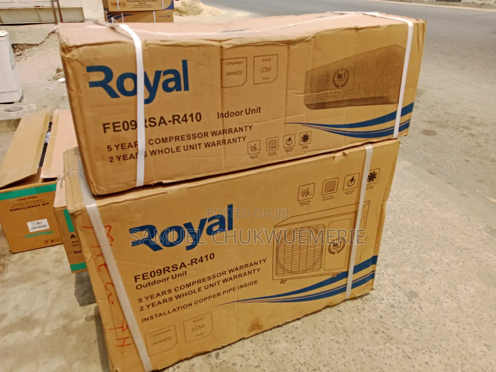 Royal Ac Split Unit 1hp Normal Copper 2years Warranty don siyarwa ...