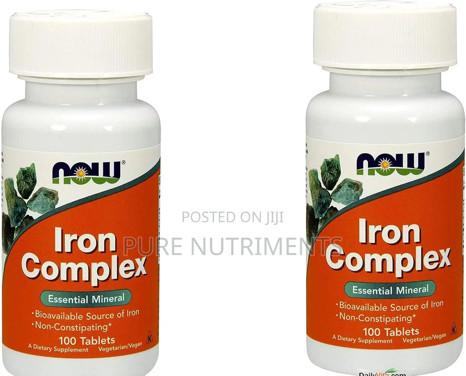 Now Iron Complex 100 Tablets– For Healthy Blood and Hormonal Support in ...