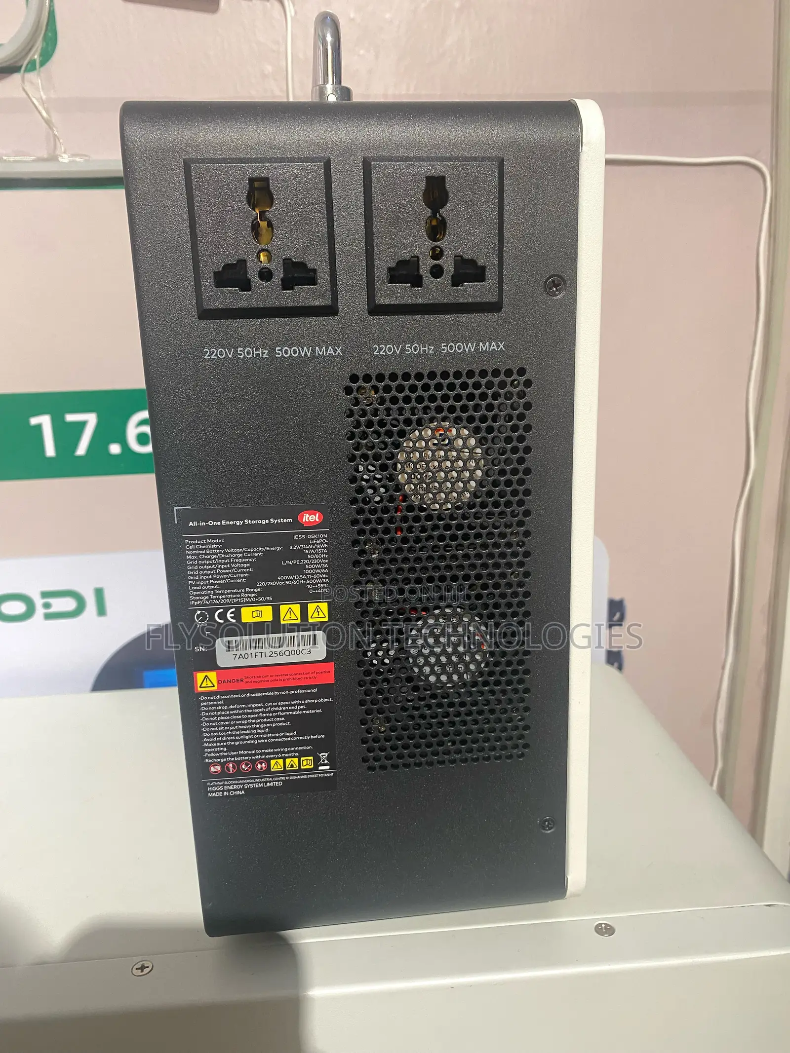 Itel Power Tank Solar Generator Itel Energy All-in-One Ess in Ikeja ...