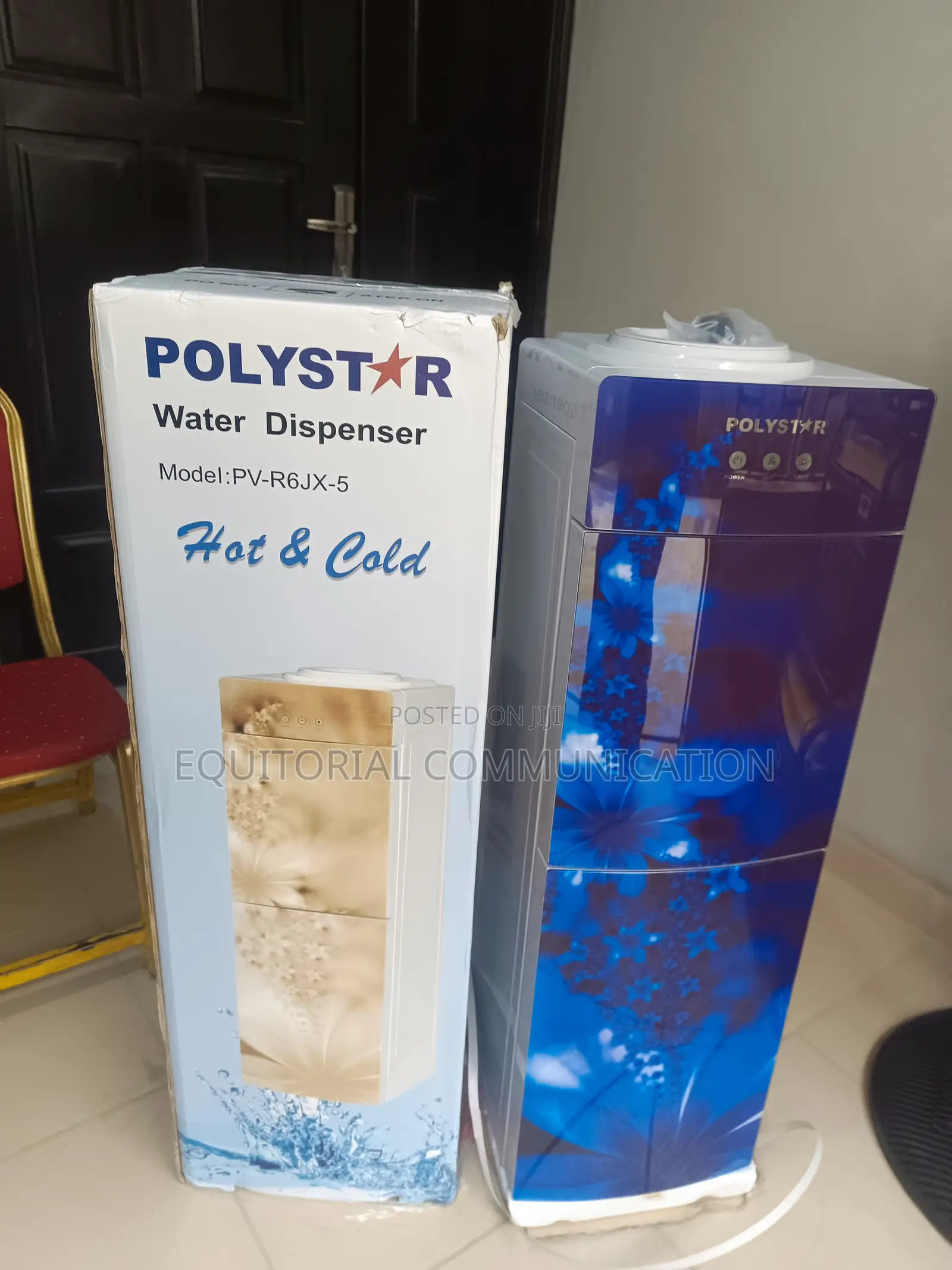 Polystar Pv-R6jx-5ffb Deluxe Water Dispenser With Child Lock Freezer ...