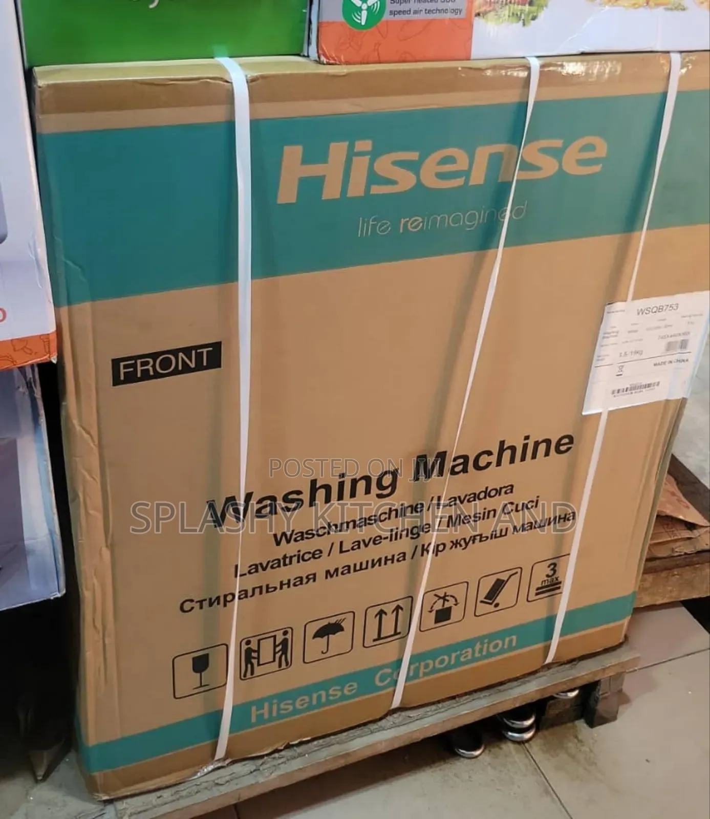 Hisense 7.5kg Washing Machine Front Loader in Lagos Island (Eko) - Home ...