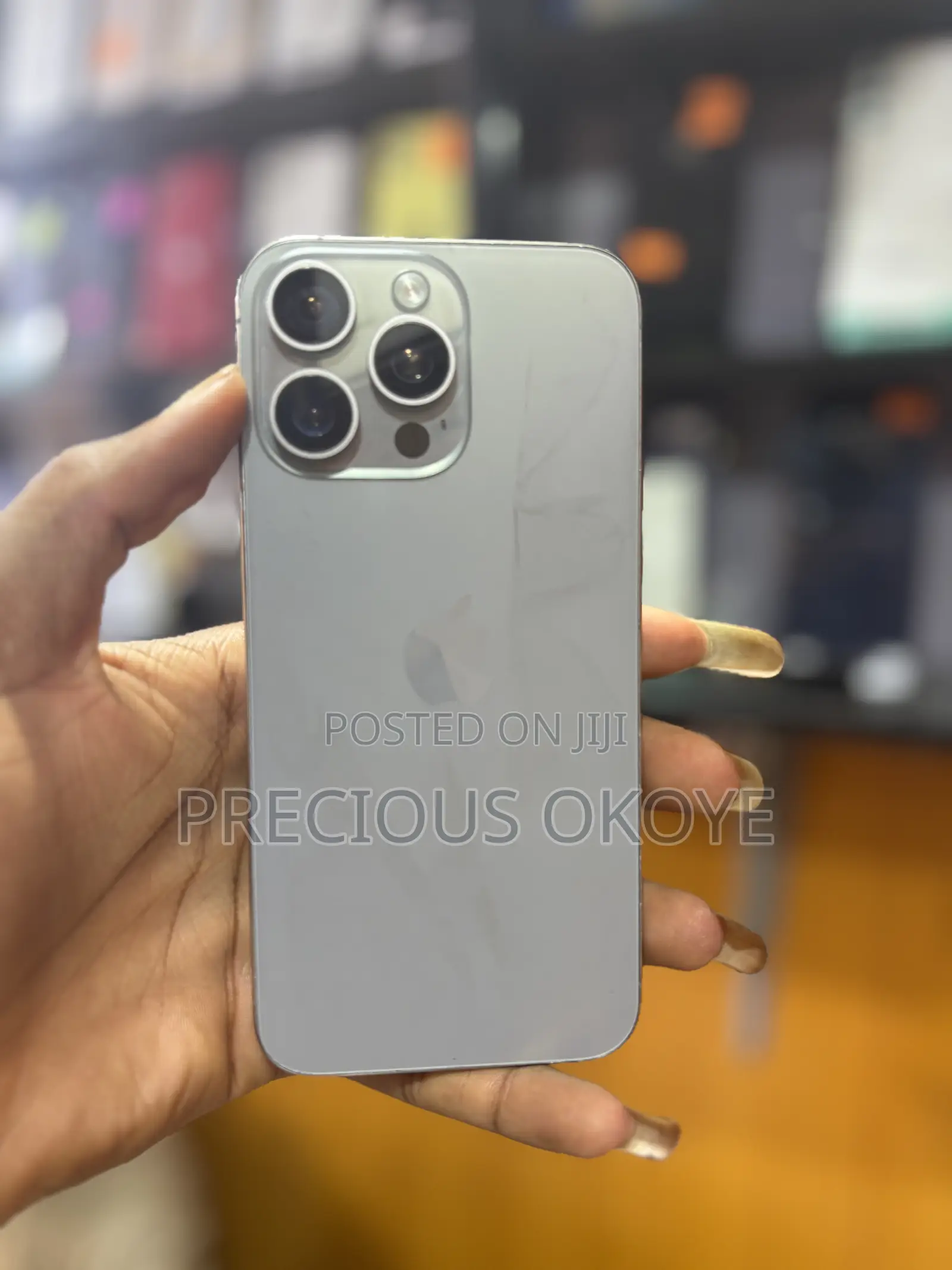 Apple iPhone 15 Pro Max 256 GB Silver for sale - Precious Okoye Price ...