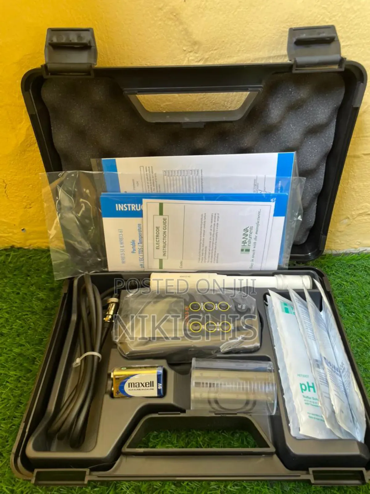 Hanna Hi9813-61ph/Ec/Tds Temperature Portable Meter With Cal Check for ...