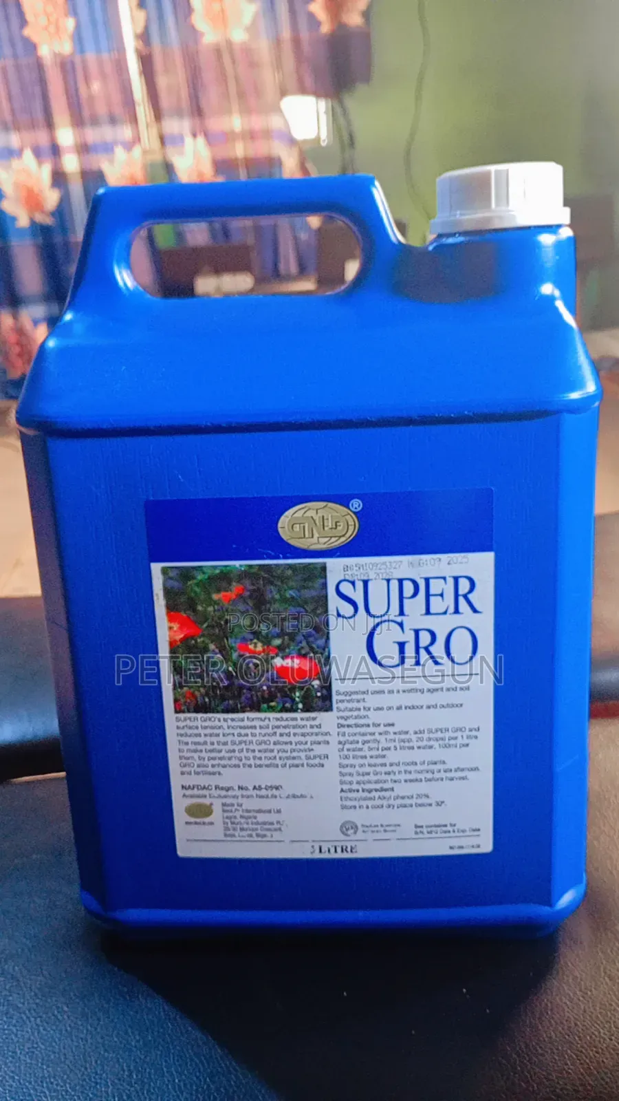 Super Gro Organic Fertilizer- 5 Litre (Single) in Atiba - Feeds ...