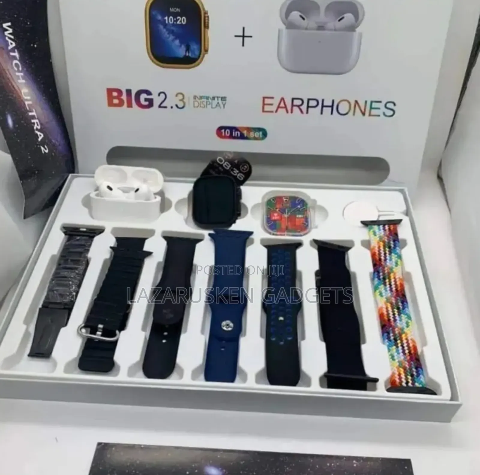 Ultra Max Smartwatch and Airpod 10 in 1 in Kado - Smart Watches ...