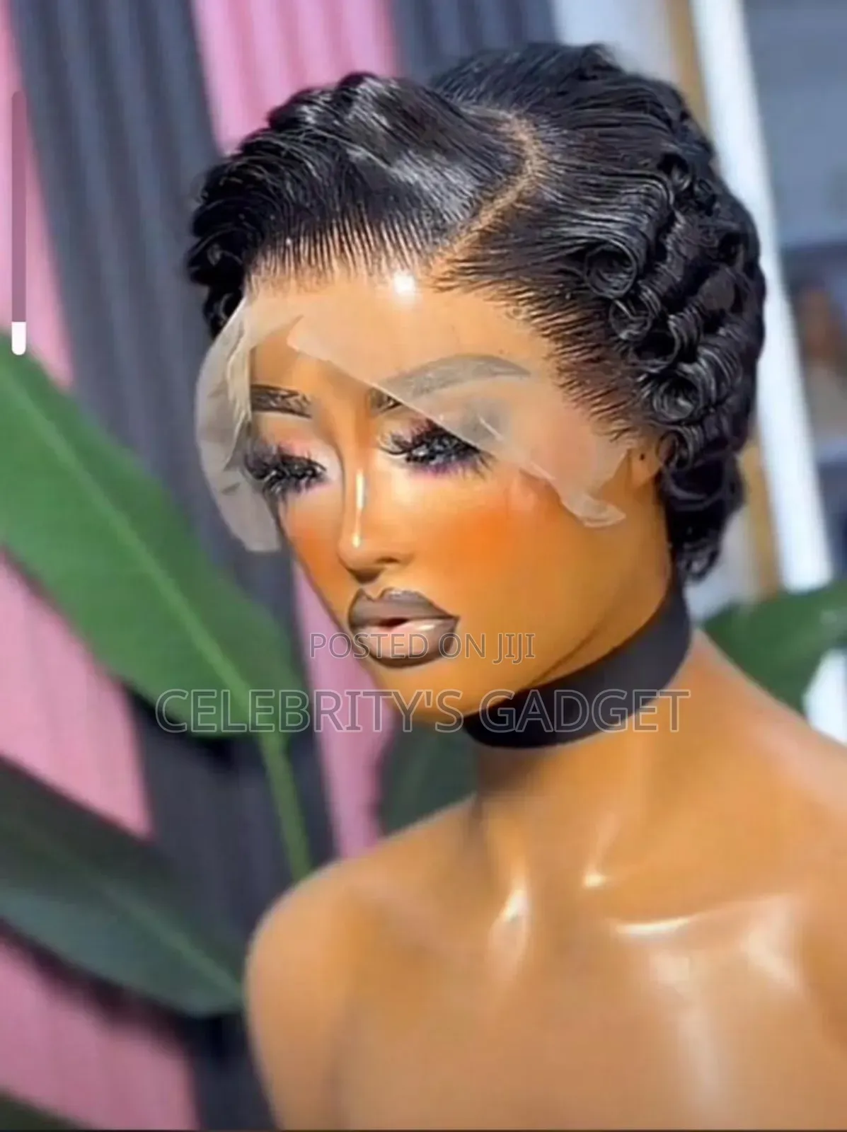 Short Black Finger Wave Lace Wig in Ikeja - Hair Beauty, Celebrity's ...