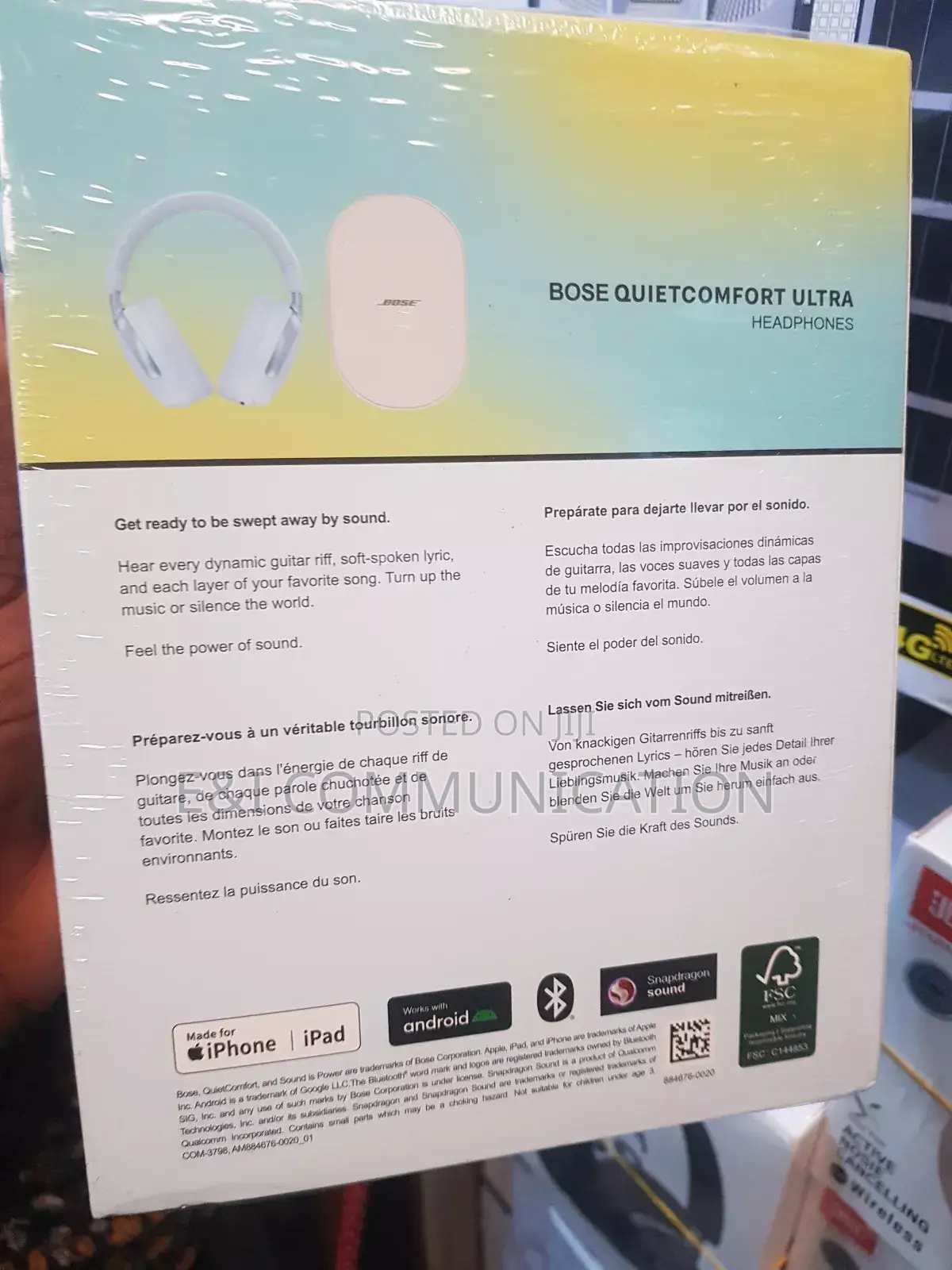 Bose, Quiet Comfort Ultra Headphone. for sale - E&I Communication Price ...