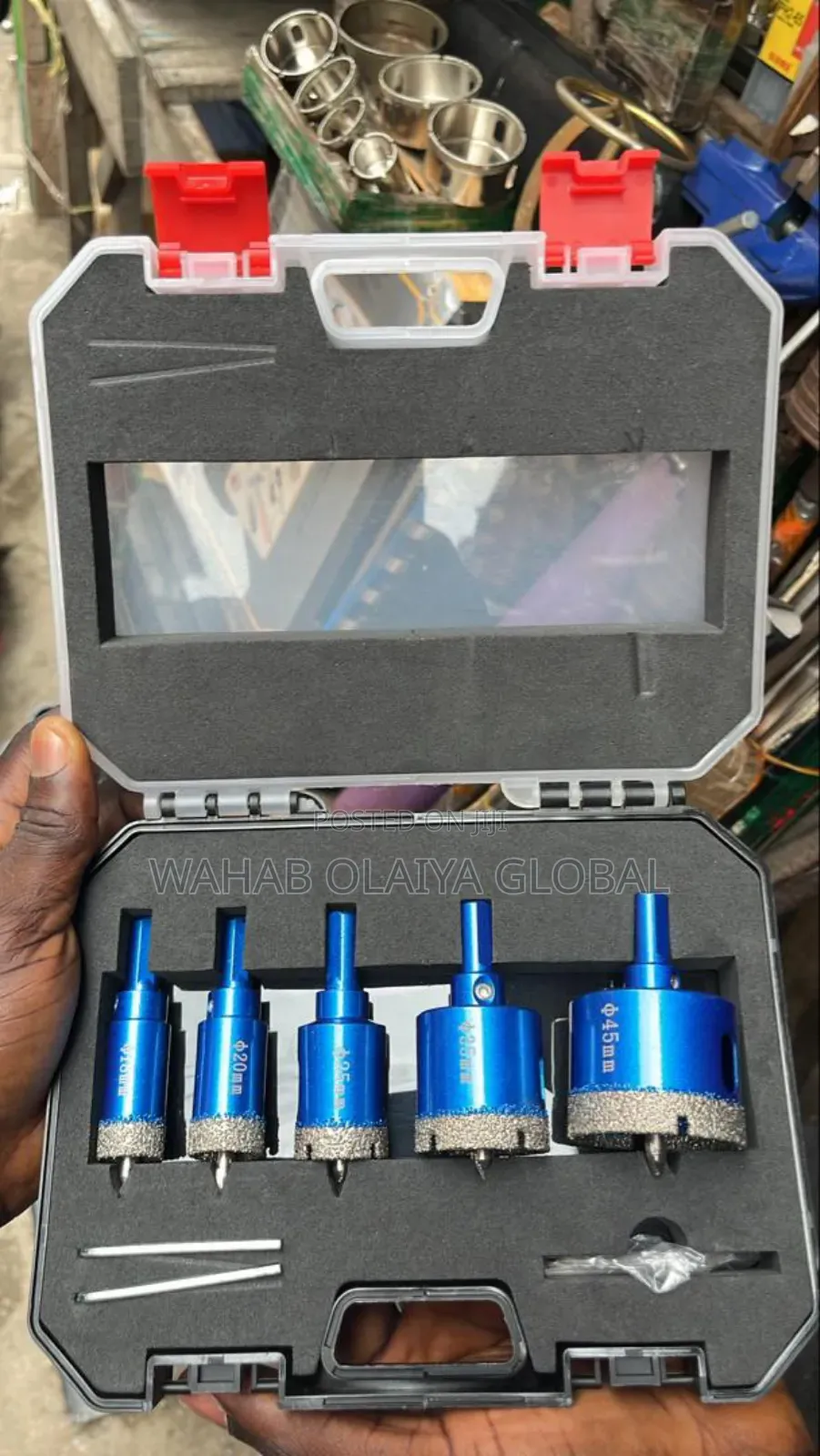Diamond Hole Saw Set for Stone – 18mm to 45mm Precision Cutting in ...