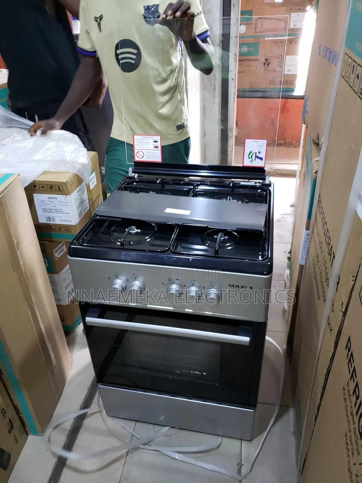 Maxi 60×60 4 Bunner Standing Gas Cooker in Ajah - Kitchen Appliances ...