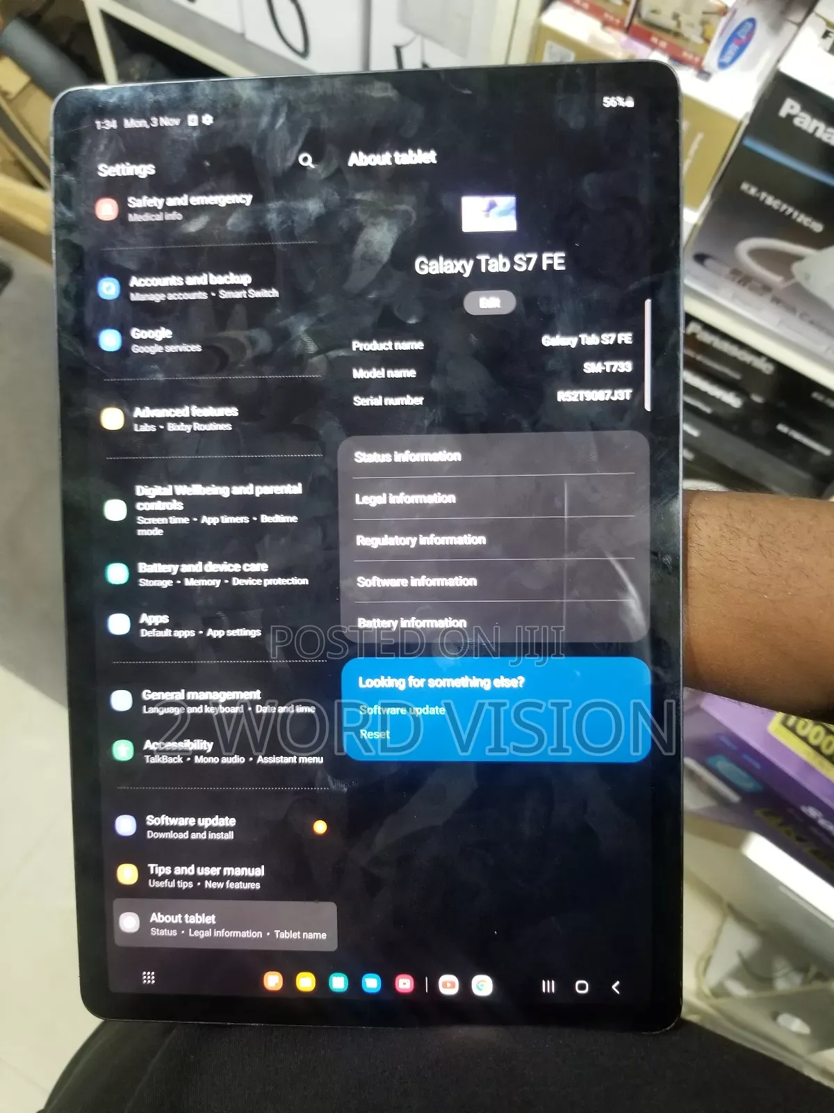 Samsung Galaxy Tab S7 FE 128 GB Blue in Ikeja - Tablets, Two Word ...
