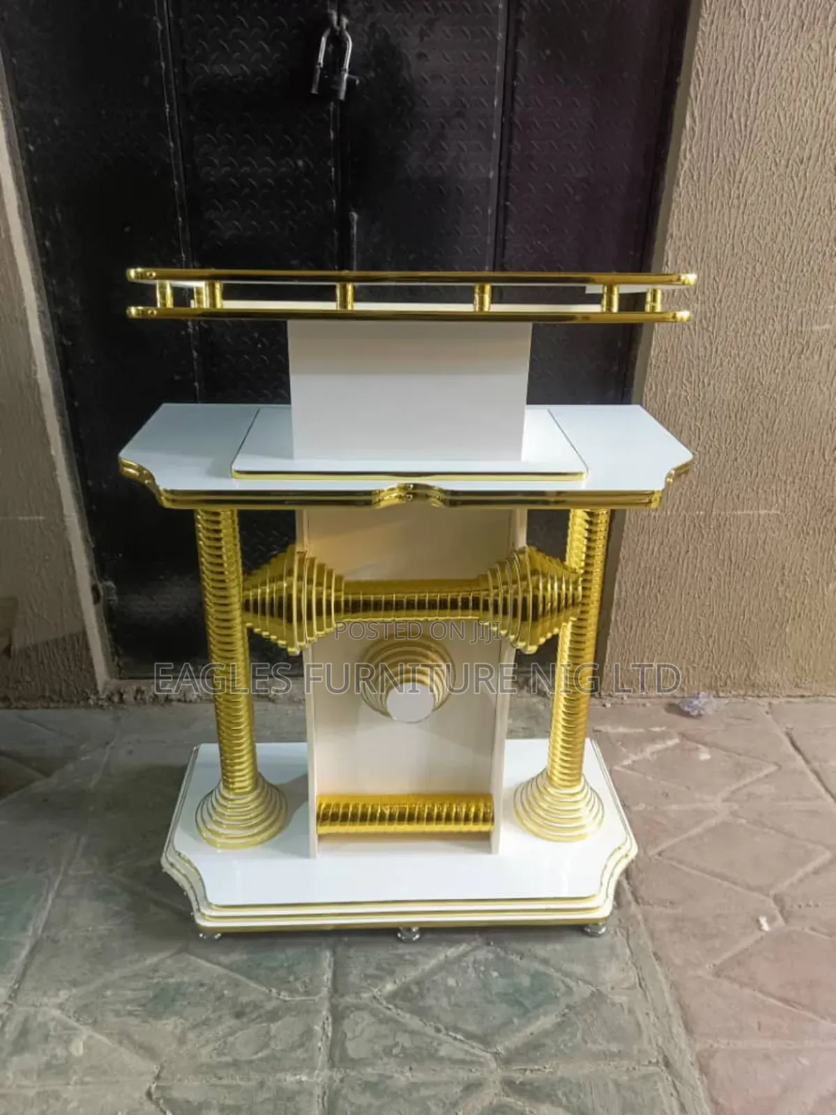 Quality Wooden Golden Church Pulpit in Yaba - Furniture, Eagle's ...