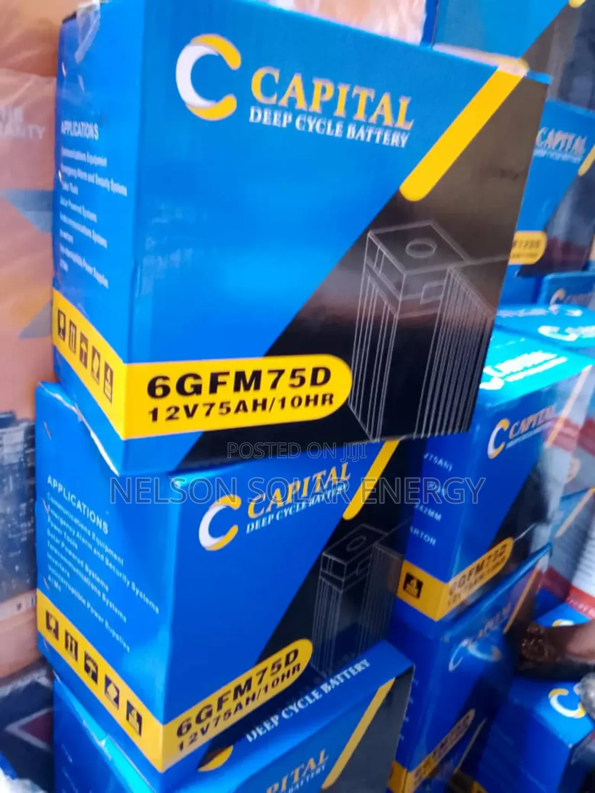 12v 75ah Capital Deep Cycle Battery in Kaduna / Kaduna State ...