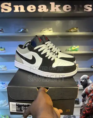 Air Jordan 1 Low Se “White Fire Red Black Matte Silver in Lagos State ...