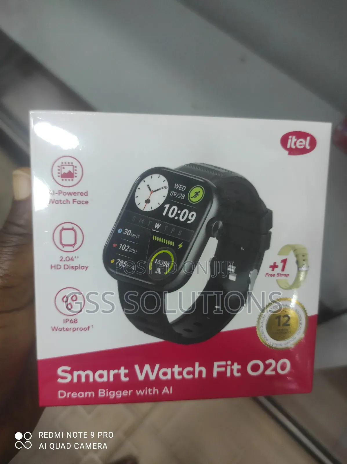 Itel Smart Watch 020 in Ikeja - Smart Watches, Gabriel Bassey | Jiji.ng