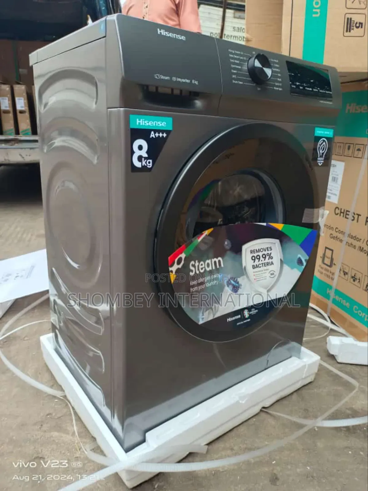 Hisense 8kg Front Load Inverter Washing Machine for sale - Shombey ...