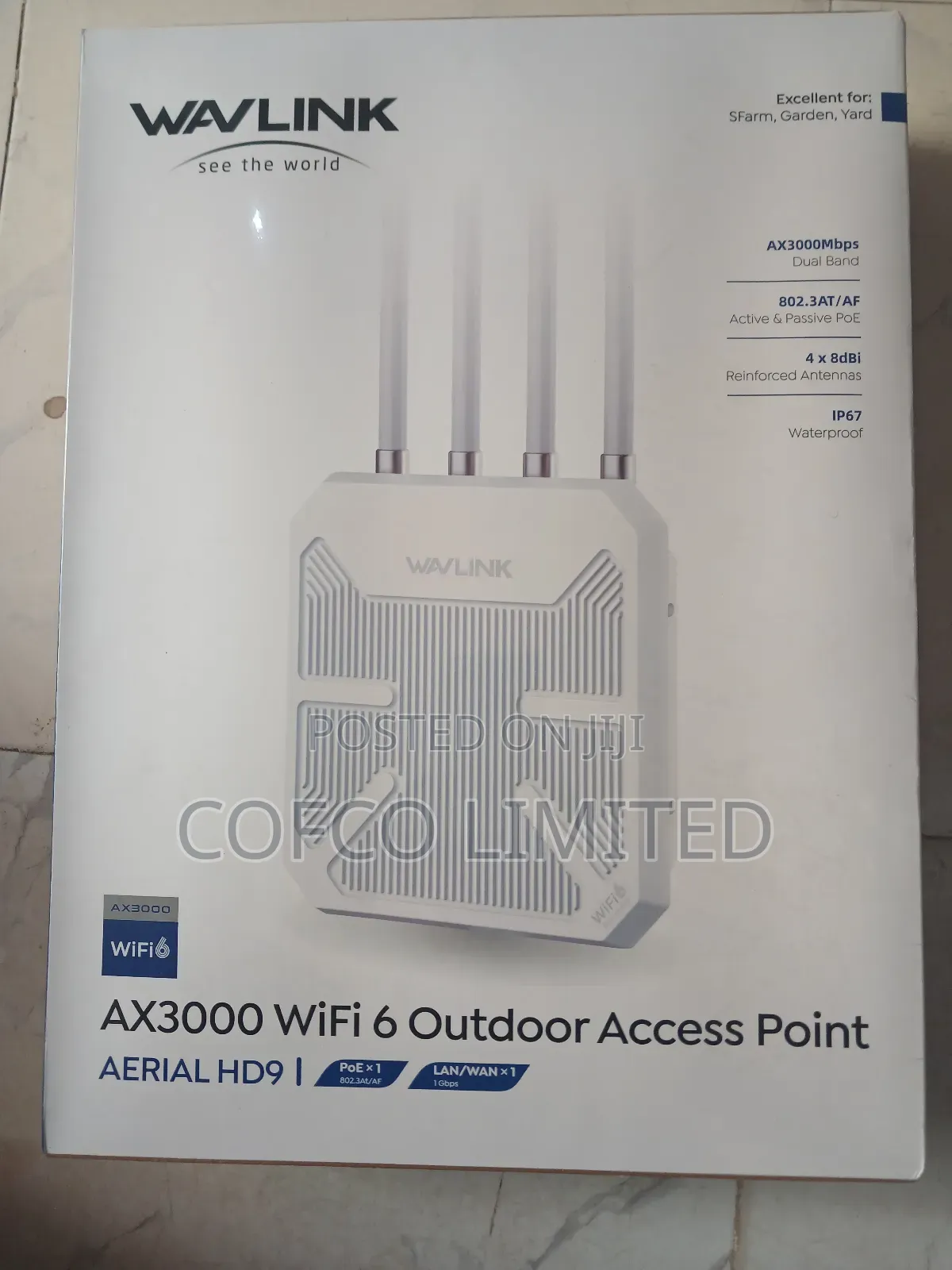 Wavlink Ax3000 Wifi 6 Outdoor Access Point in Ikeja - Networking ...