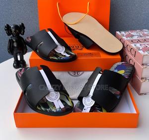 Hermes Quality Luxury Men Genuine Leather Pams in Lagos Island (Eko ...