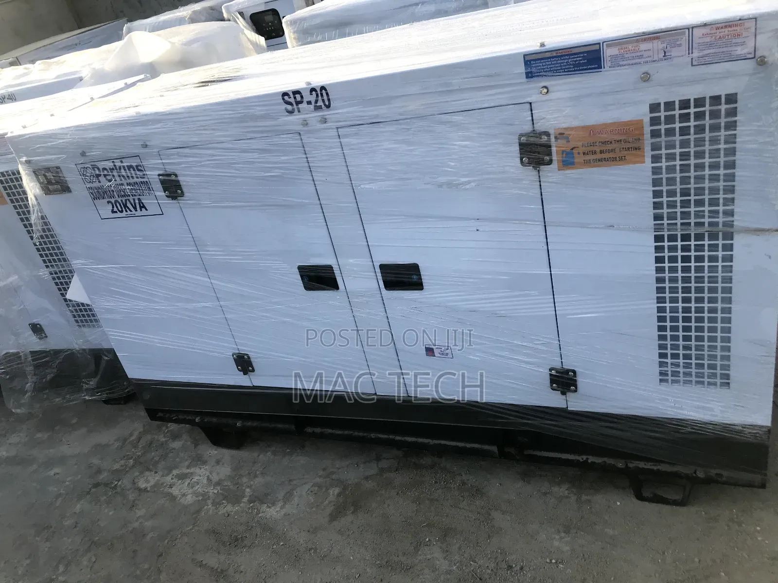 Perkins 20kva Diesel Soundproof Generator in Warri - Electrical Equipment, Mac Tech Global | Jiji.ng