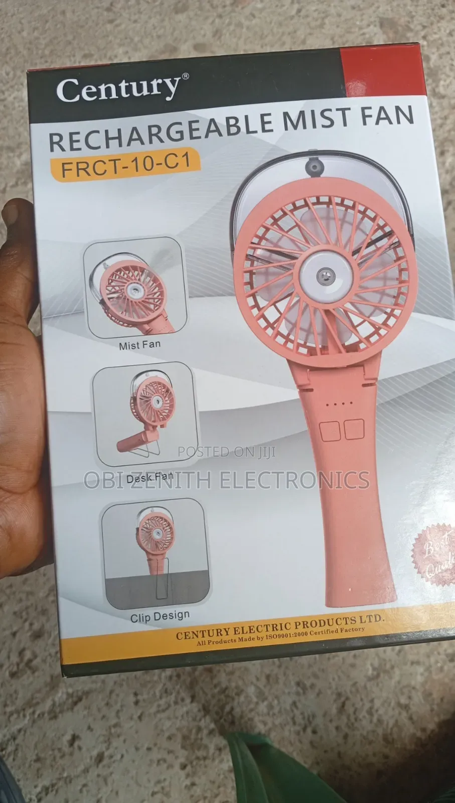Century Rechargeable Hand Mist Water Fan in Wuse 2 - Home Appliances ...