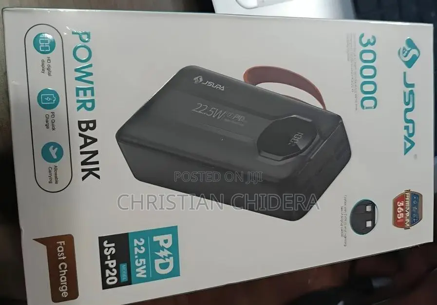 30000mah 22.5w Pd Fast Charging With Dual Output Digital Display in Ojo ...