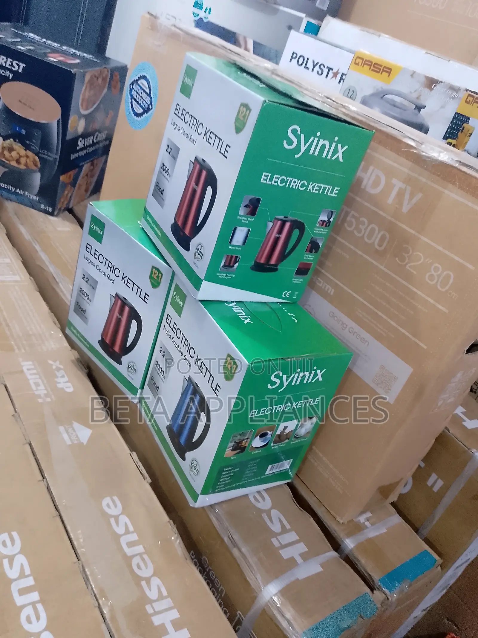 Synix Fast Water Kettle – Durable Stainless Body in Orile - Kitchen ...