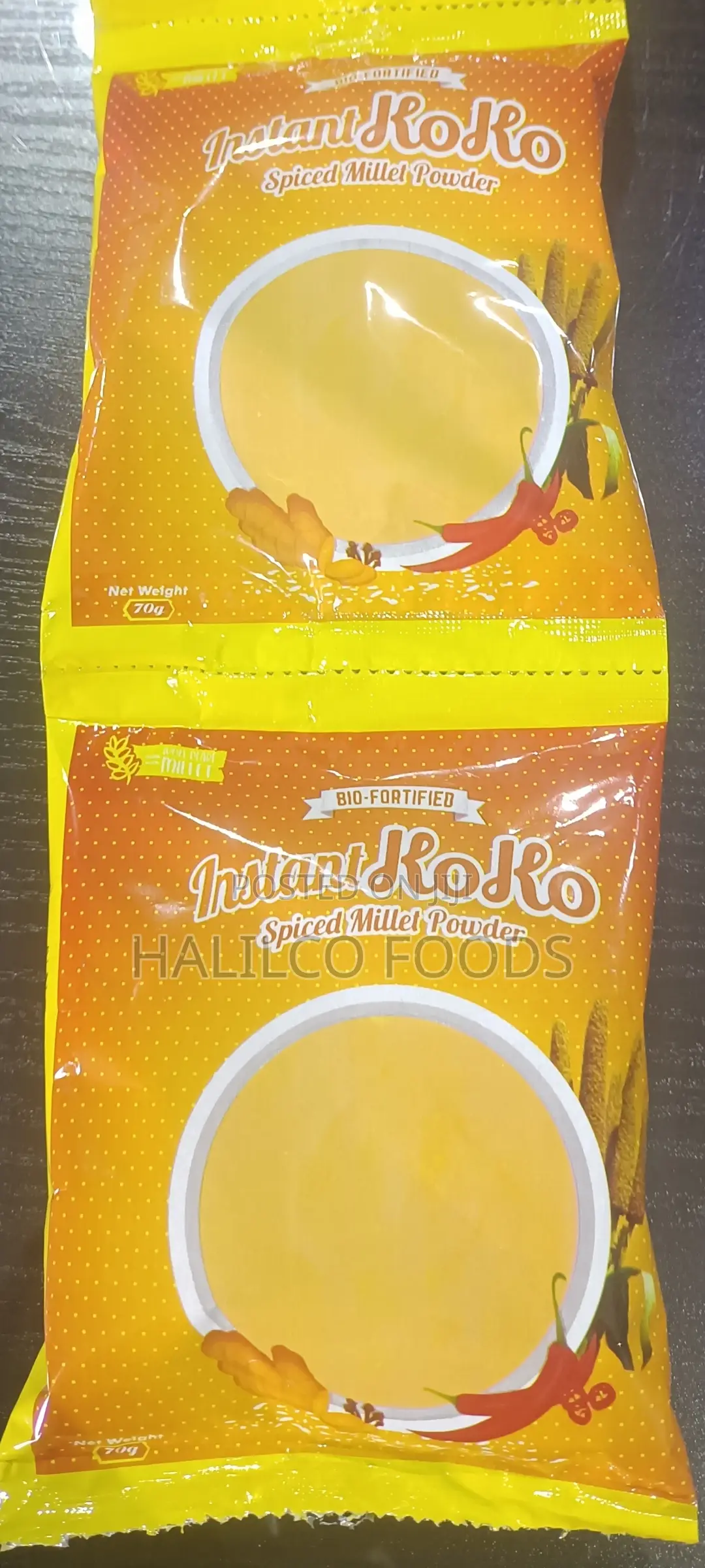 Instant Koko Spiced Millets Powder/Pap/Akamu for sale - HALILCO FOODS ...