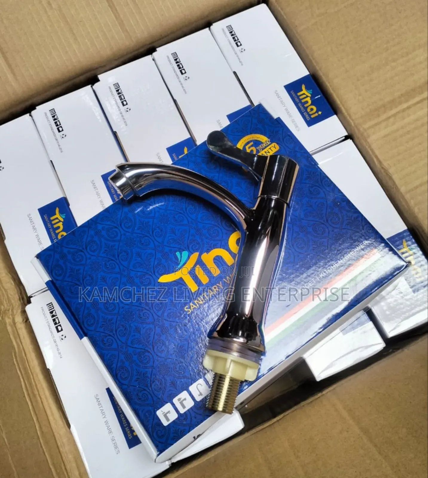 Tingi Chrome Single-Lever Basin Mixer Tap in Orile - Plumbing & Water ...