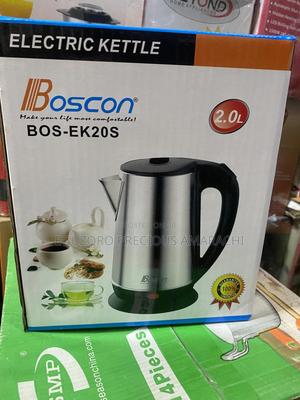 Boscon Stainless Steel 2 Litres Electric Kettle (Bos-Ek20s) 2.0l for ...