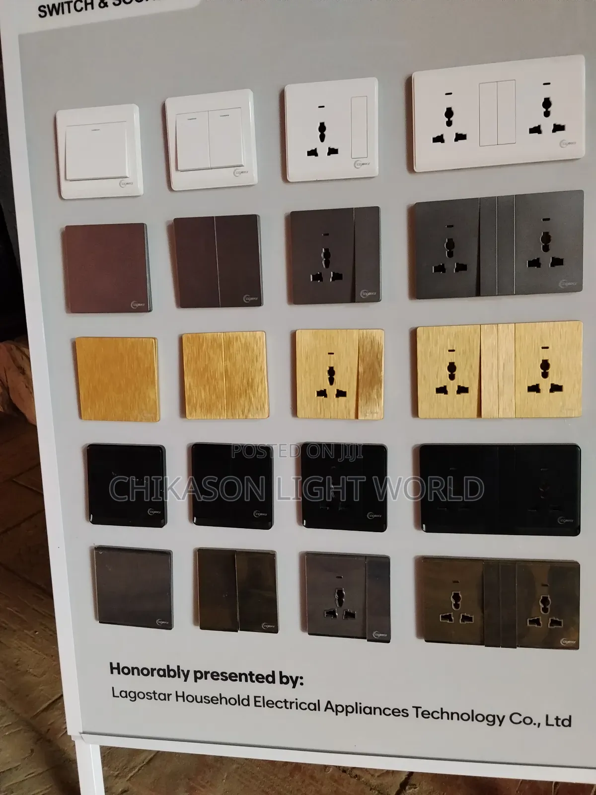 Quality Durable Sockets and Switches of Different Designs and Colours ...