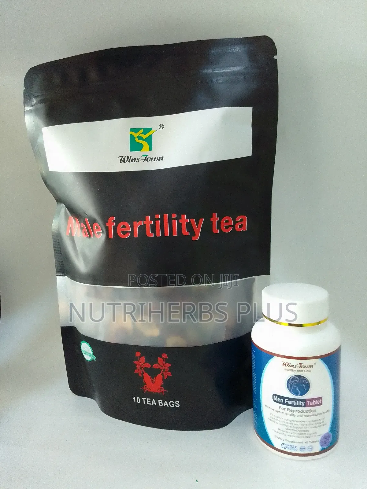 Male Fertility Tea+ Men Fertility Tablets: For Quality Sperm Count for ...