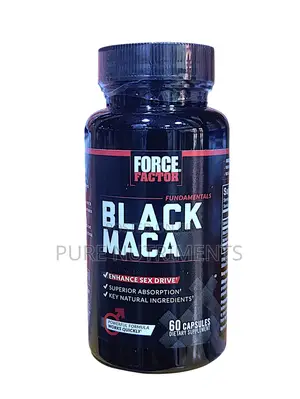 Force Factor Black Maca – Sexual Health Performance for Men(60 Caps) in Isolo - Sexual Wellness ...