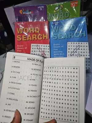 Word Search Puzzle Books [ Volume 1 , 2 , 3 and 4 ] for sale - Jacel ...