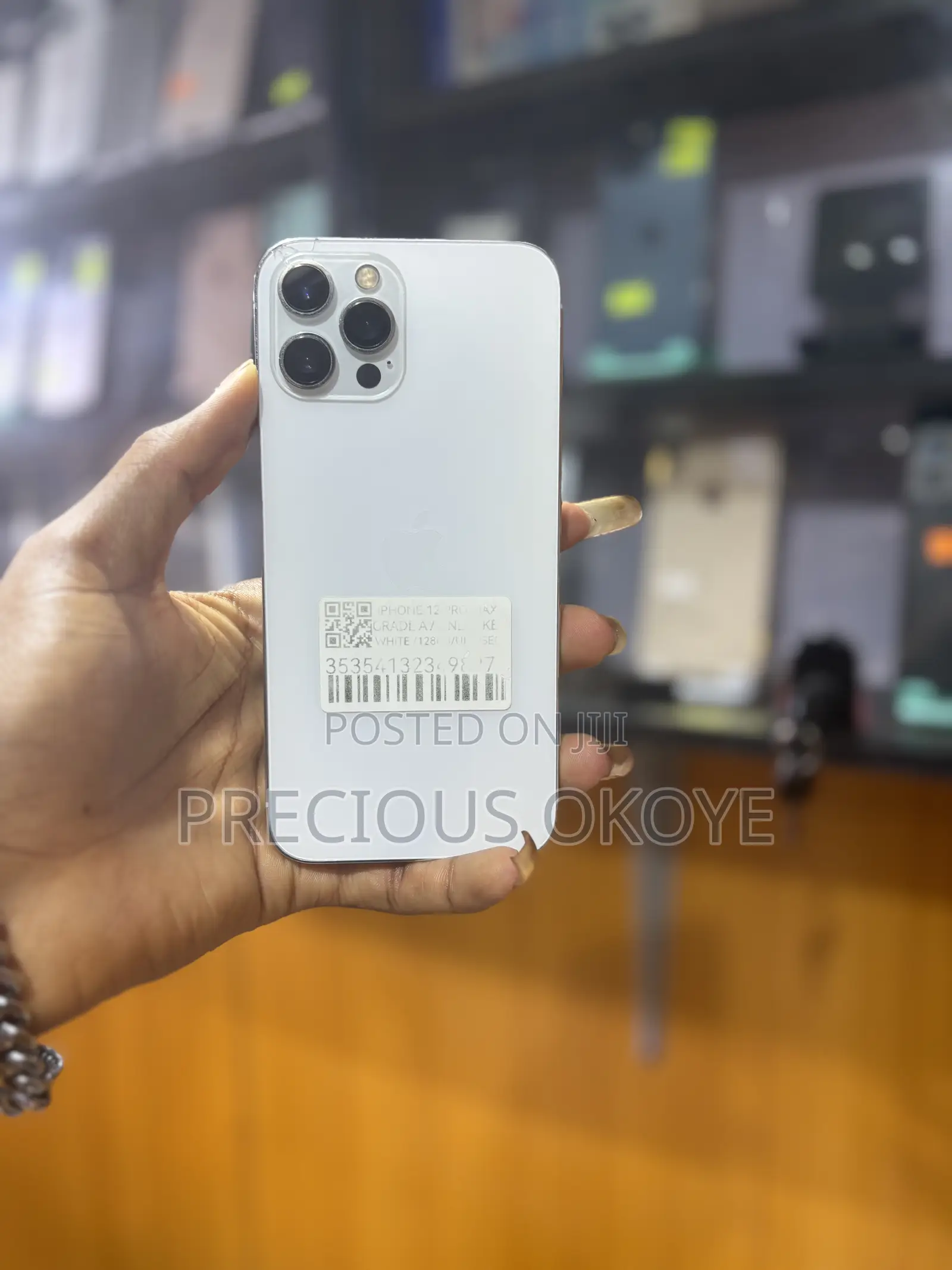 Apple iPhone 12 Pro Max 128 GB White for sale - Precious Okoye Price: ₦ ...