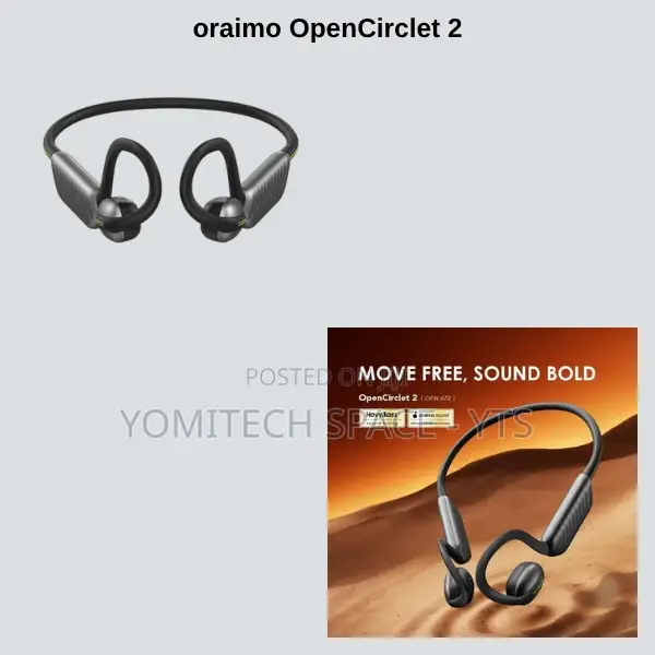 Oraimo Opencirclet 2 Ipx5 Steps Tracking Open-Ear Headphones in ...