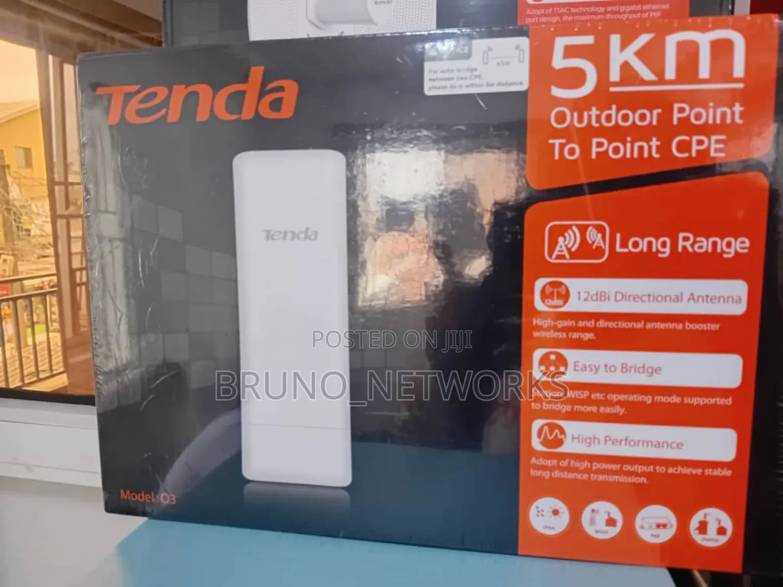 Tenda Model 03 || Outdoor Long Range Radio || 5km Cpe in Ikeja ...