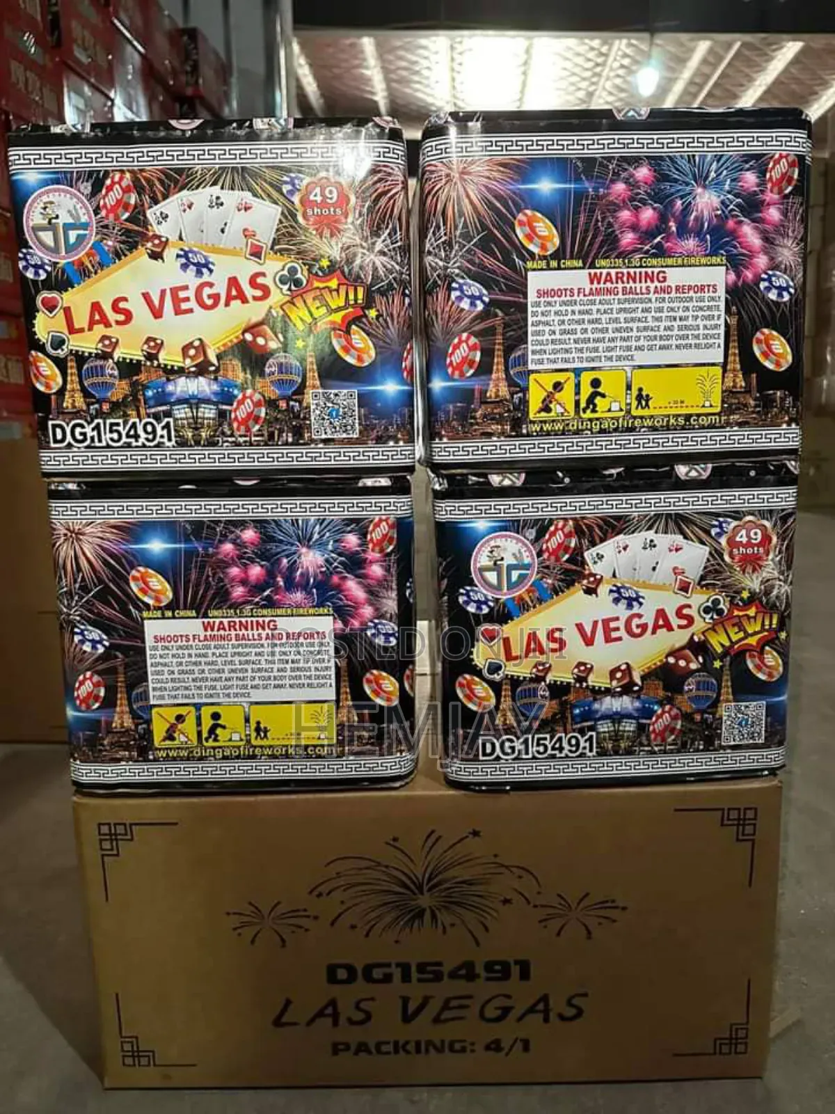 "49 Shot" Fire-Work Knockout Display/ Fire Cracker Banger Display in ...