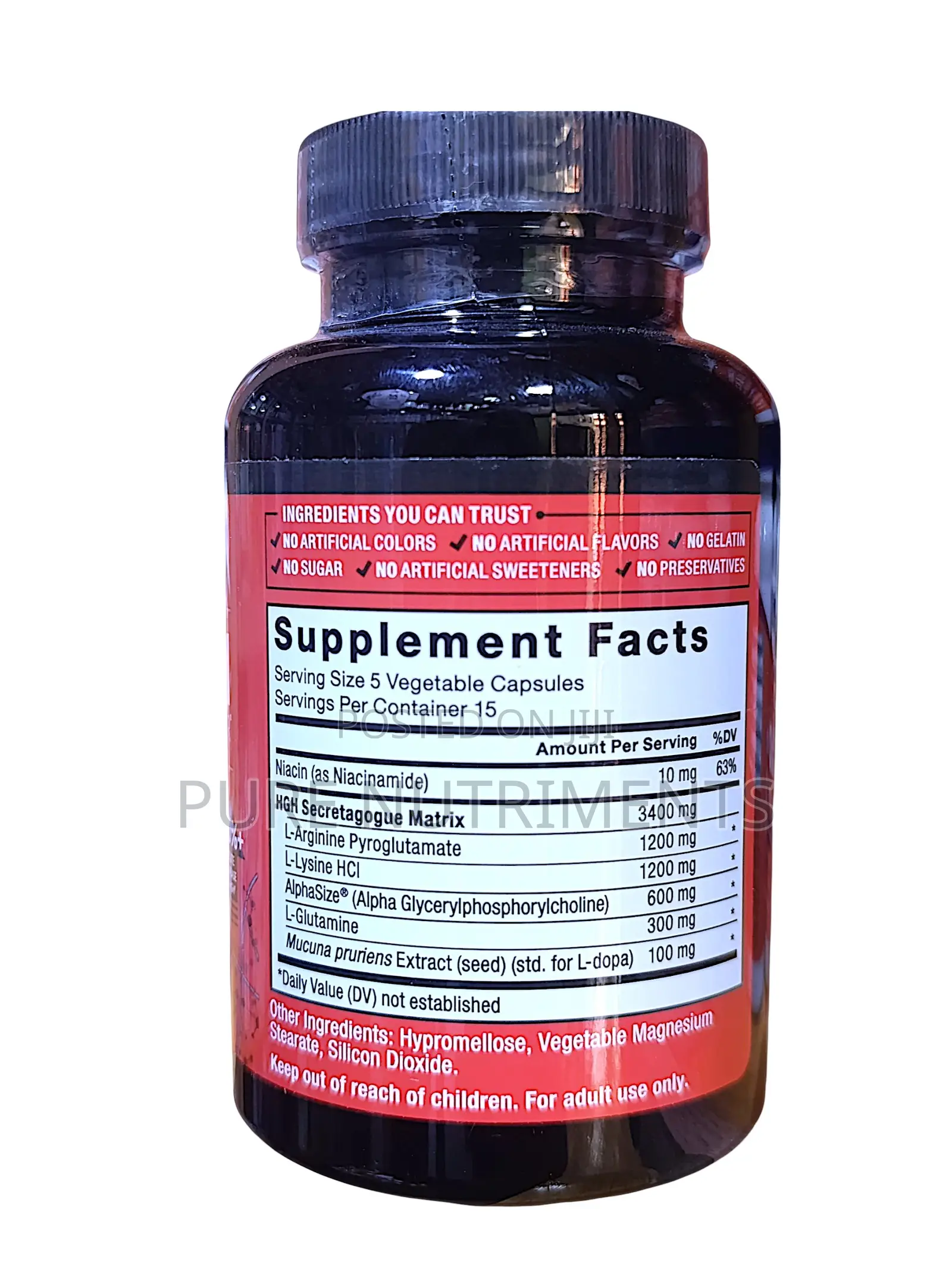 Force Factor Prime HGH Secretion Activator – Muscle Support (75 Caps ...