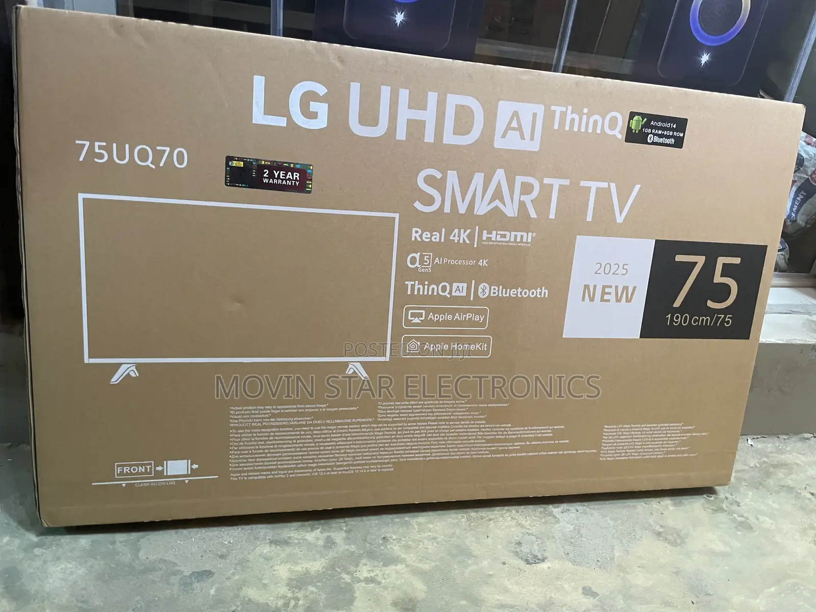 O Lg 75 Inches Smart Tv Frameless in Ijebu - TV & DVD Equipment, Moving ...