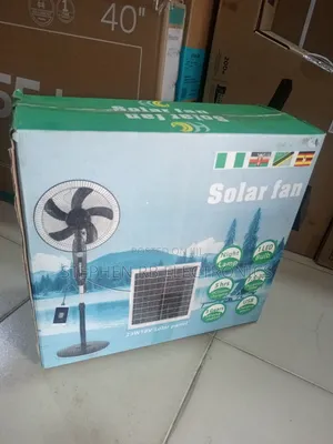 18-Inch Rechargeable Solar Fan + Solar Panel (Top-188) in Ikeja - Home Appliances, Stephen Rb ...