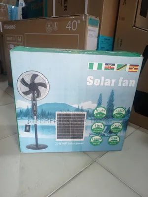 18-Inch Rechargeable Solar Fan + Solar Panel (Top-188) in Ikeja - Home Appliances, Stephen Rb ...