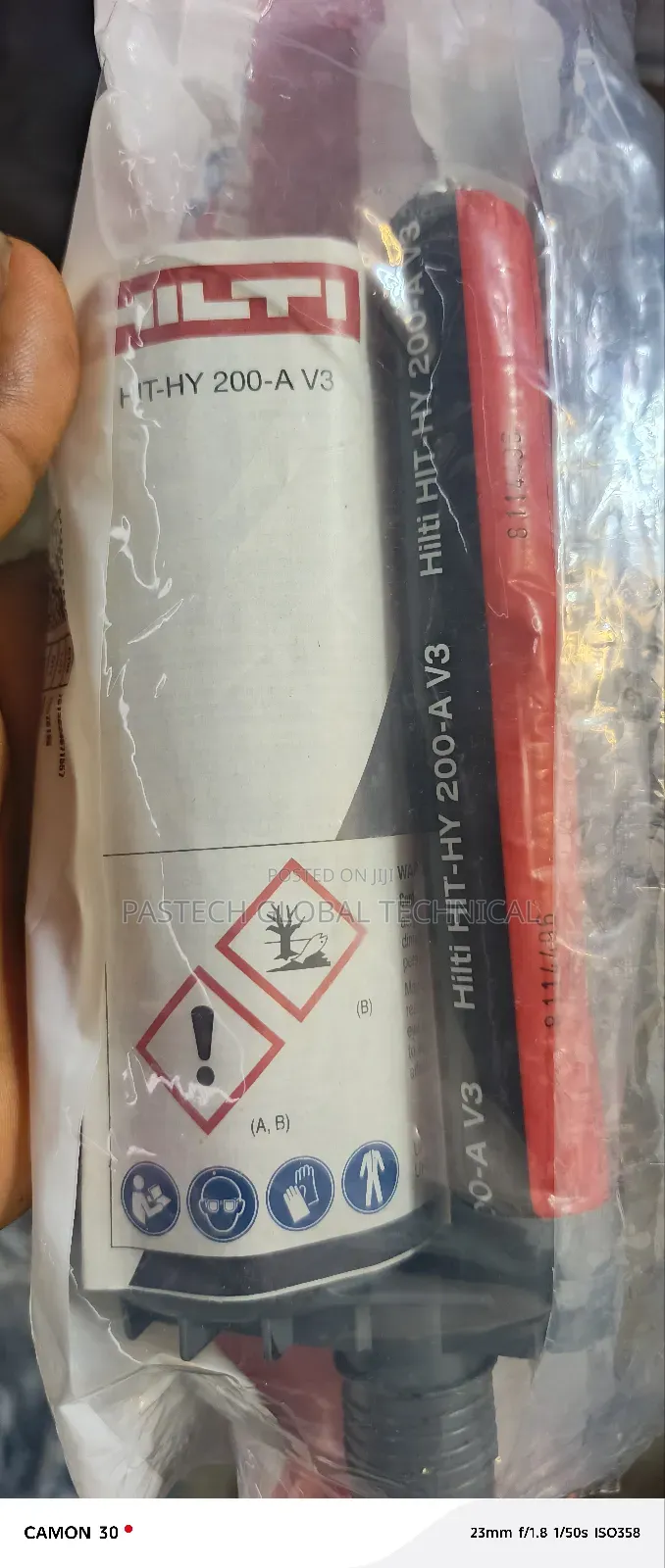 Hilti Hit-Hy 200-a V3 Epoxy Mortar for sale - PASTECH GLOBAL TECHNICAL ...