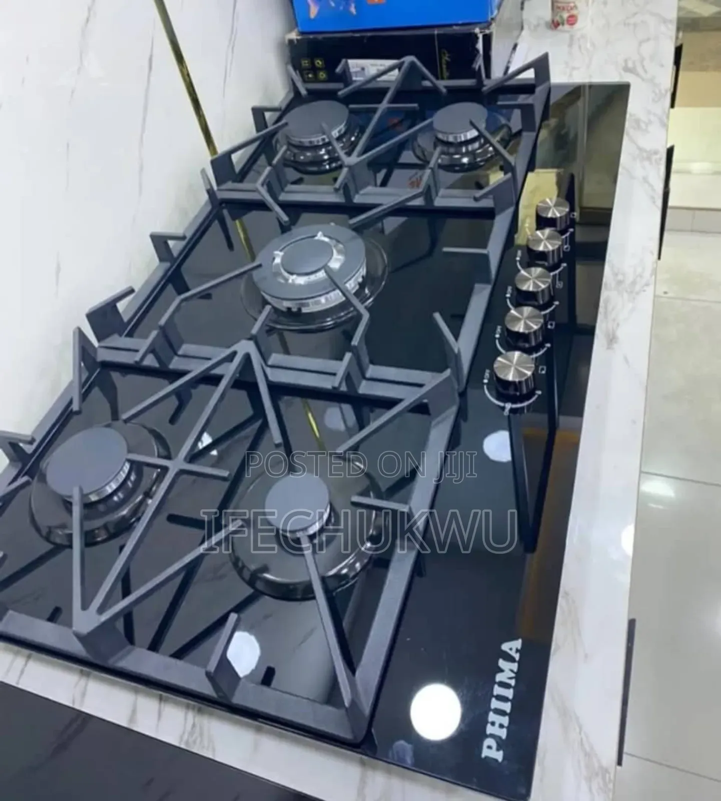 Original Quality Phiima Inbuilt 5 Burners Gas Cooker Hob 60x90cm in Ojo ...