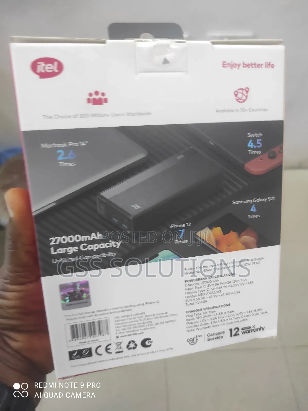 Itel Power Pulse Power Bank in Ikeja - Accessories for Phones & Tablets ...