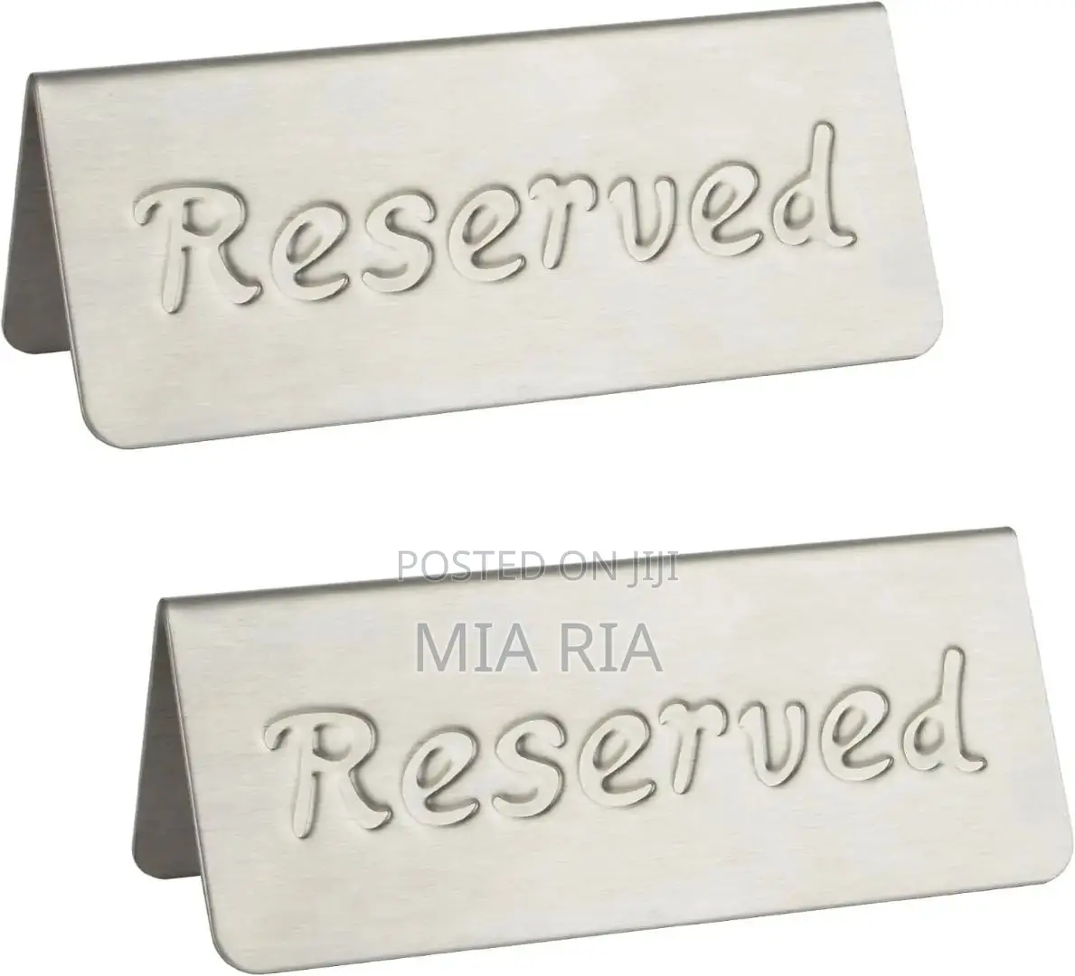Stainless Steel Table Top Reserved Sign in Lagos Island (Eko ...